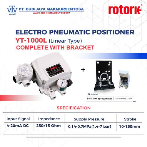 Jual Electro Positioner YTC Rotork YT1000L - Dengan Bracket - Jakarta ...