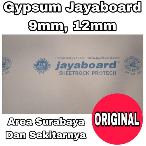Jual Gypsum Jayaboard 9mm 12mm Uk. 1.2 x 2.4 m - Gipsum Jaya Board ...