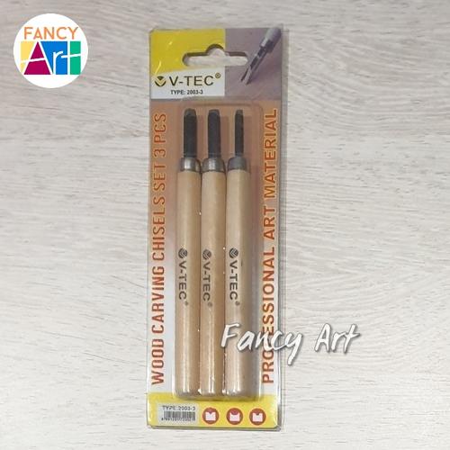 Jual V-TEC Wood Carving Tools set 3 / Alat Ukir Cukil Pahat Kayu ...