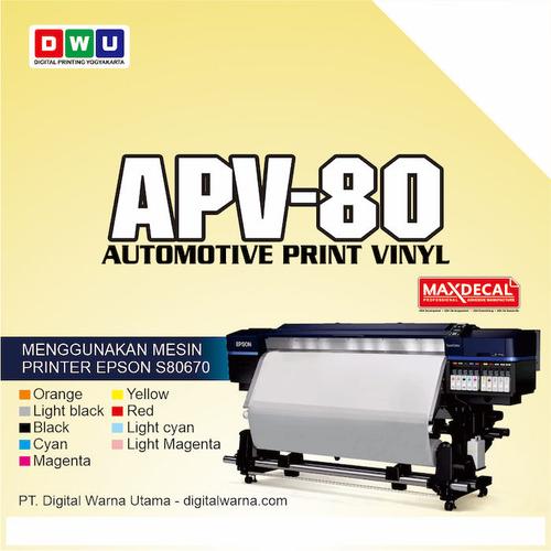 Jual Sticker vinyl Maxdecal APV80 cetak sticker cetak sticker cetak ...