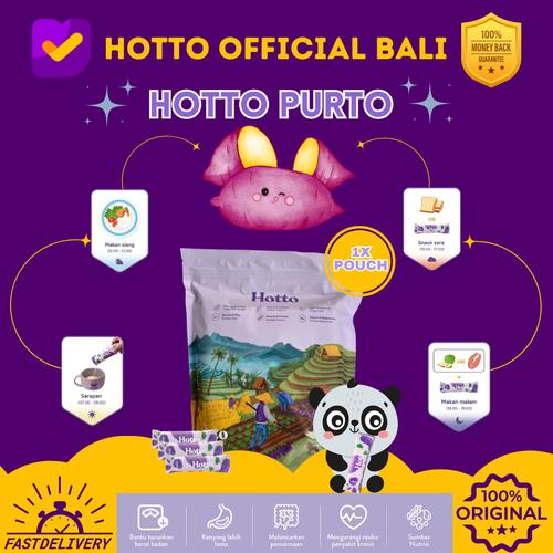 Jual Hotto Purto Multigrain with Purple Potato 1 Pouch (16 Sachet) BALI ...