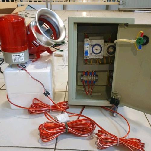 Jual Sirene Emergency Fire Alarm Otomatis Nyala Mati Sendiri/setts ...