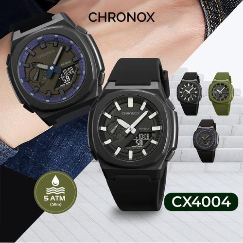 Jual Jam Tangan Analog Digital Pria Wanita Anti Air Original Chronox ...
