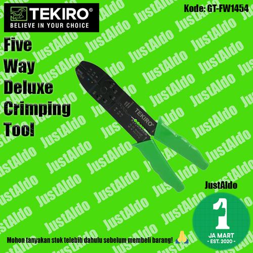 Jual Five Way Deluxe Crimping Tool Tang Krimping 5 Fungsi 9" Tekiro ...