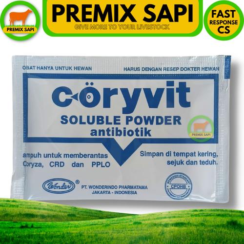 Jual CORYVIT POWDER 1 SACHET (10 GRAM SERBUK) - Antibiotik Obat UNGGAS ...