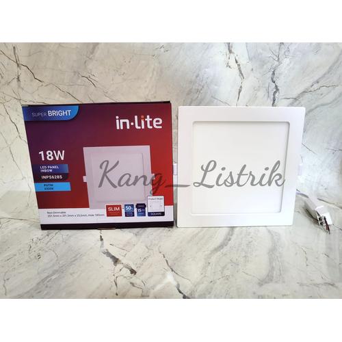 Jual Lampu Downlight LED Panel Inlite 18Watt INBOW KOTAK / INPS628S 18W ...