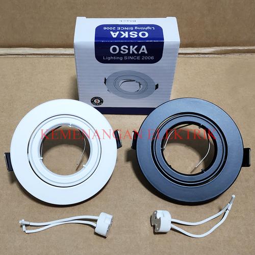 Jual OSKA KAP LAMPU MR16 / RUMAH LAMPU DOWNLIGHT MR16 / CASING CASE ...
