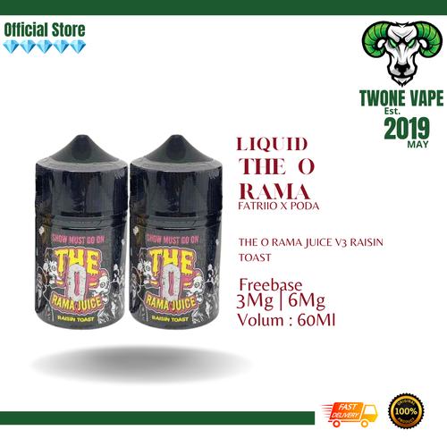 Jual The O Rama Juice V3 Raisin Toast 60ML by Poda Liquid x Fatriio ...