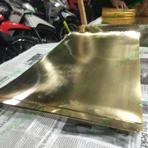Jual plat kuningan ukuran 0,2mm x 360mm x 790mm - Jakarta Barat - SURYA ...