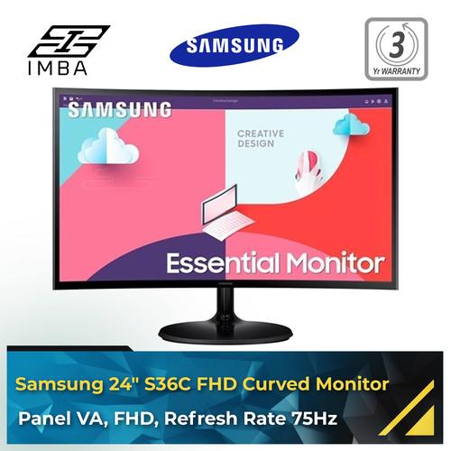 Promo Samsung 24" S36C FHD Curved Monitor [1080, 75Hz] Cicil 0% 3x - Jakarta Utara - IMBA PC ...