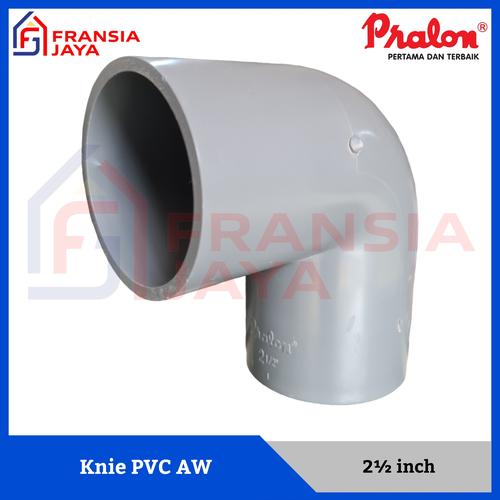 Jual Sambungan Fitting Pipa Knie Keni Elbow PVC AW 2.1/2 inch Pralon ...
