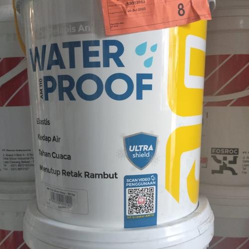 Jual am 110 Waterproofing Cat Pelapis Anti Bocor 20kg- Silver grey ...