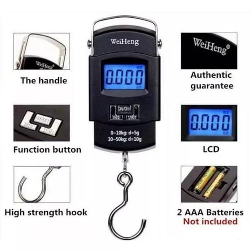 Jual TIMBANGAN GANTUNG SCALE SAMPAI 50 KG FISHING OUTDOR ACCECORIES ...