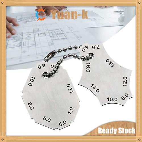 Jual Fillet Weld Gauge / Fillet Weld Gage Joint Welding Throat Depth ...