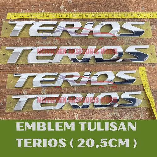 Jual Emblem Atau Logo Bagasi Mobil Tulisan Terios Universal - Jakarta ...