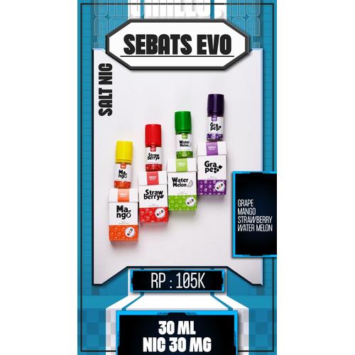 Jual Sebats Evo Salt Nic Series 30ML by BED x GOW - MANGO - Kota ...