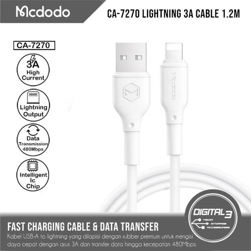 Jual Mcdodo CA-7270 USB-A to Lightning 3A Cable 1.2m Kabel Data Iphone - Kota Denpasar - digital ...