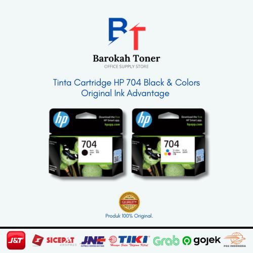 Jual Tinta hp 704 black & color original - color - Jakarta Selatan ...