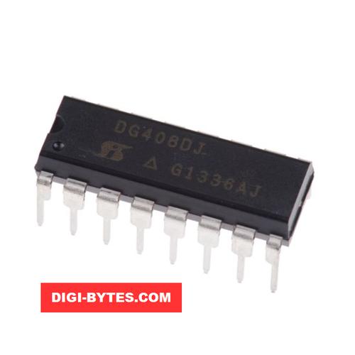 Jual DG408DJ - Quad Single Pole Single Throw (SPST) Analog Switch IC ...
