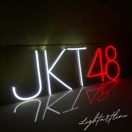 Jual Neon Flex JKT 48 - lampu JKT 48 - Neon Sign dengan Logo JKT 48 ...