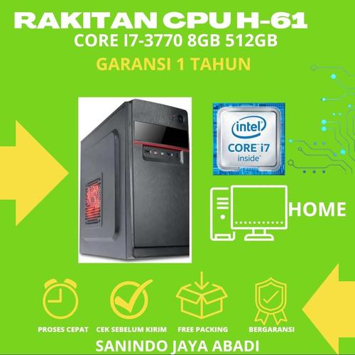 Jual PC RAKITAN CPU RAKITAN INTEL CORE i7 3770 8GB HDD 500GB FULL GARANSI - 4GB, HDD 500GB ...