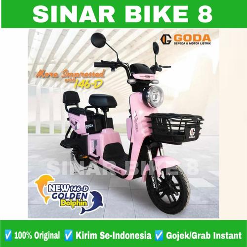 Jual Sepeda Listrik GODA 146 D 146D Golden Dolphin Electric E Bike 500 ...