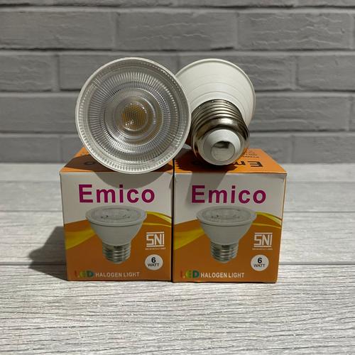 Jual EMICO LAMPU LED Halogen SPOT LIGHT 6W E27 CAHAYA PUTIH / KUNING ...