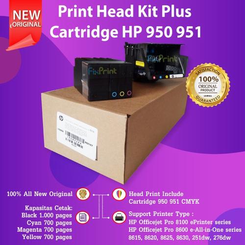 Promo Print Head Officejet 8100, 8610, 8620 HP Officejet Printhead ...