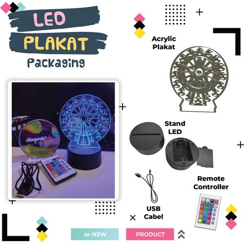 Promo Plakat LED Piala Trophy custom hadiah unik murah akrilik grafir ...