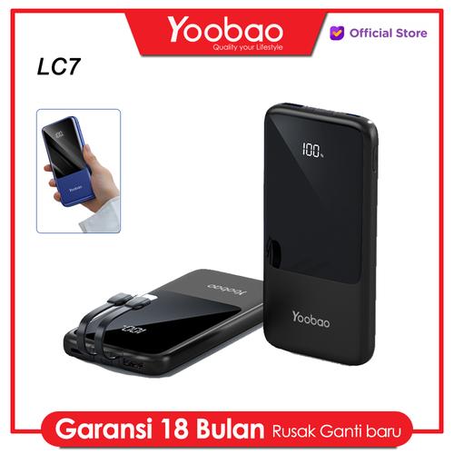 Jual Yoobao Power Bank LC7 10000mAh Fast Charging PD20W Digital Display ...