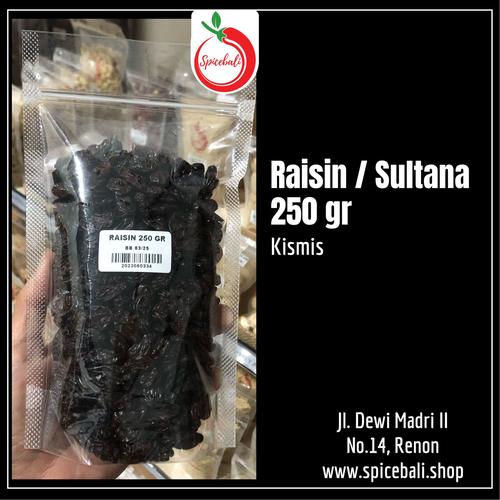 Jual 200 gr Dried Black Raisin / Kismis Hitam Besar / Dry Sultanas big ...