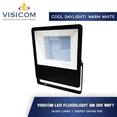 Jual Lampu Flood Light LED 200W 200 Watt 200 W Lampu Sorot Visicom ...