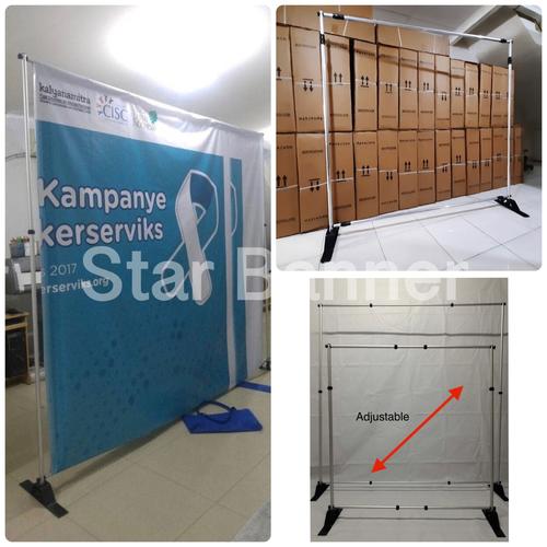 Jual Jumbo banner aluminium | Giant banner aluminium | Backwall ...