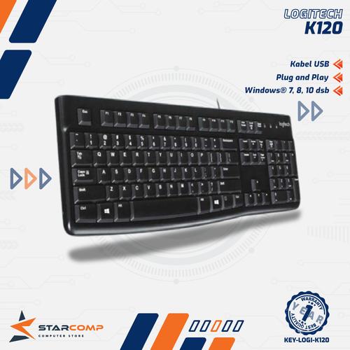 Jual Keyborad Logitech K120 Usb Cable - Kab. Sleman - StarComp | Tokopedia