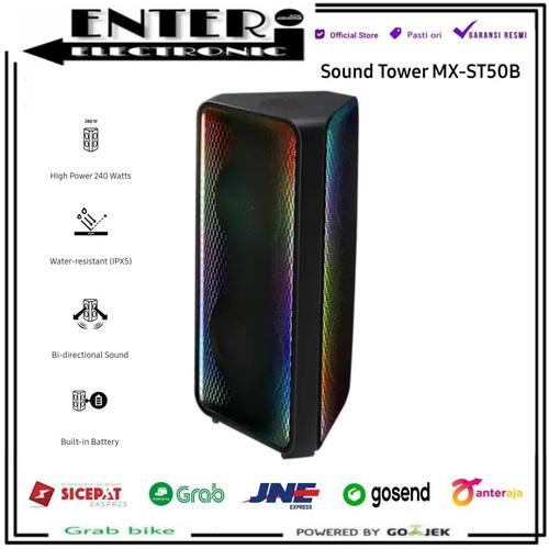 Promo SAMSUNG MX-ST50B ST50 - SPEAKER KARAOKE PORTABLE BUILT BATTERY ...
