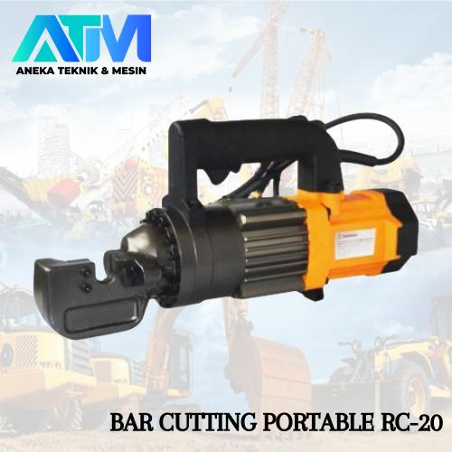 Jual ATM Mesin Bar Cutting 20mm Portable Mesin Potong Besi Beton RC-20B ...