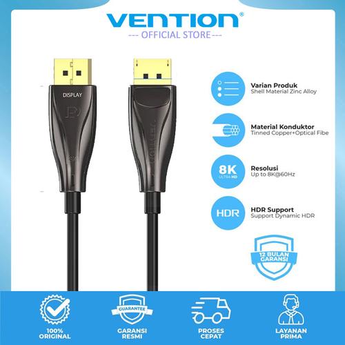 Jual Vention Kabel DisplayPort 1.4 8K Optical Fiber Male to Male - HCB ...