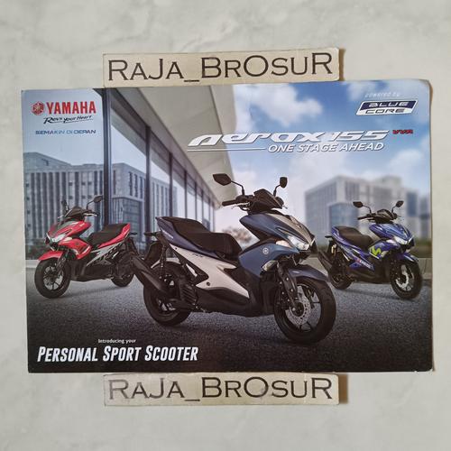 Jual Poster brosur katalog leaflet Yamaha Aerox 155/Aerox155 VVA 2017 ...