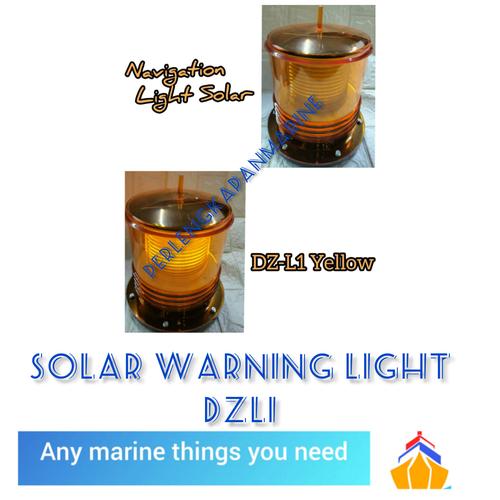 Jual Lampu menara tenaga matahari/Solar warning light DZL1 Yellow ...
