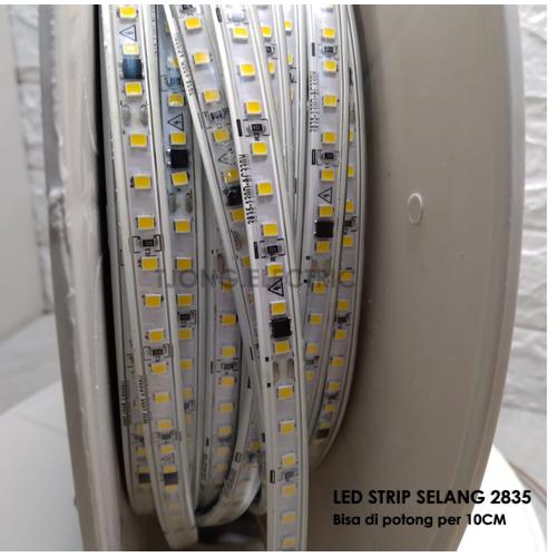 Jual Lampu LED Strip 2835 Outdoor IP65 220V bisa potong 10cm tanpa ...