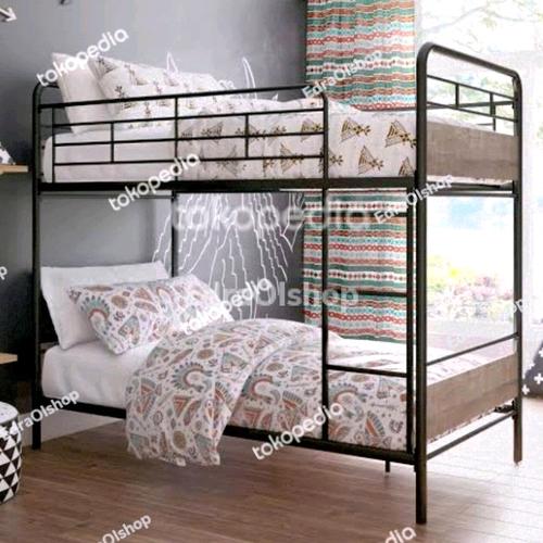 Jual RANJANG TINGKAT DUA DIVAN ATAS BESI LOFTBED CUSTOM MINIMALIS ...