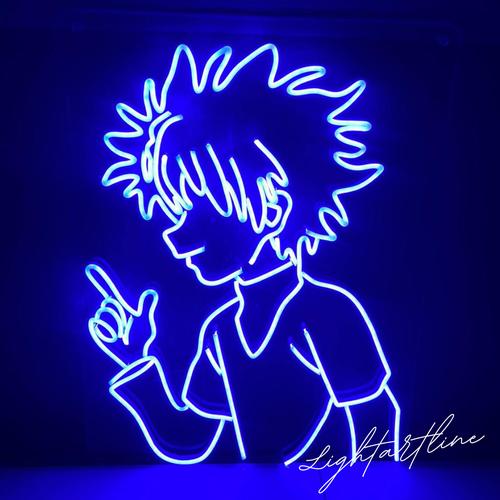 Jual Neon Flex KILLUA Hunterx Hunter - Neon Sign Logo KILLUA Hunterx ...