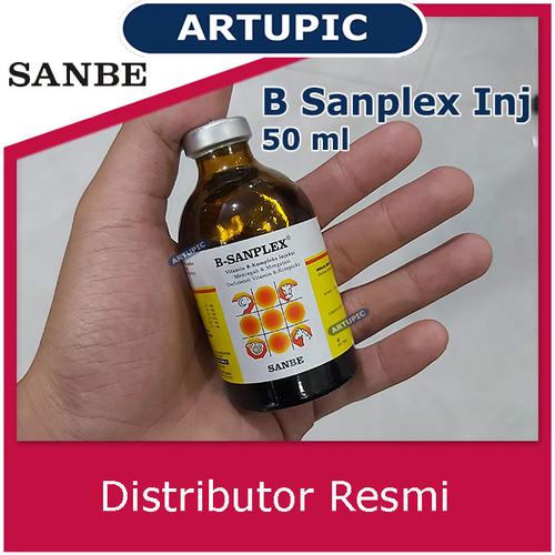 Jual B Sanplex 50 ml Vitamin B komplex Hewan SANBE Sapi Babi Anjing ...