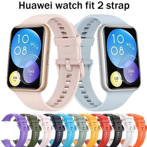 Jual Strap Silicone / Tali Jam Huawei Watch Fit 2 - Navy - Jakarta ...