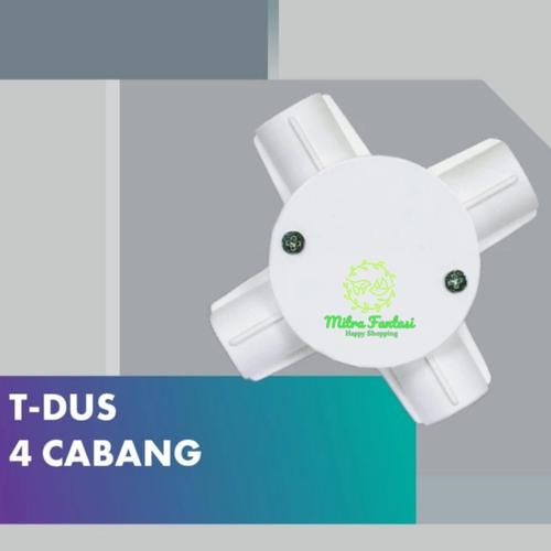 Jual T Dus Tdus Tdos Dos Doos Pipa Listrik Cabang 4 Tdoos Putih 20mm ...
