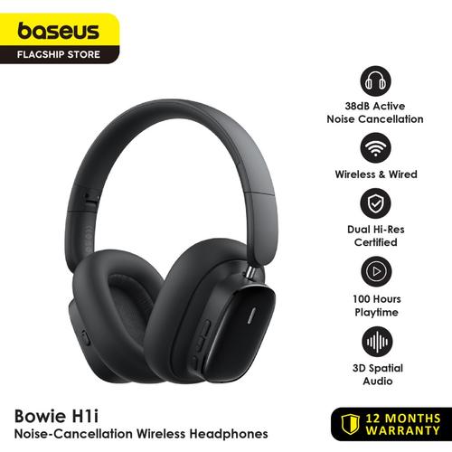 Jual Baseus H1i Headphone ANC Wireless Noice Cancelling HiRes - Cluster ...