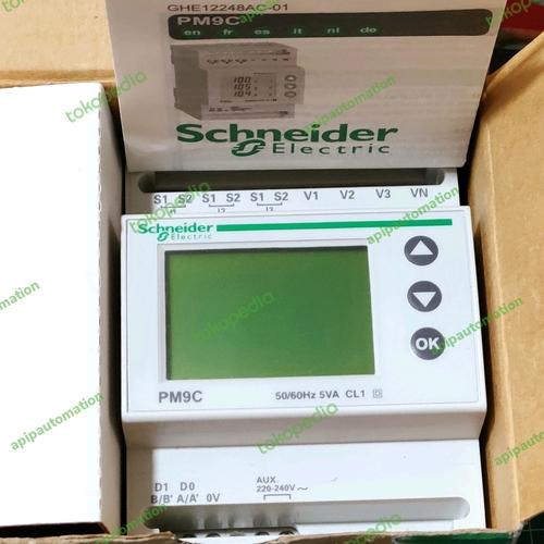 Jual POWER METER SCHNEIDER PM9C 15198 220V WITH MODBUS COMMUNICATION ...