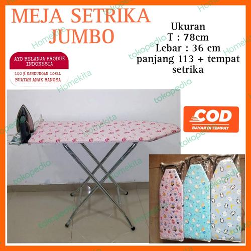 Jual meja setrika lipat meja setrika berdiri Ukuran Besar - Kota ...