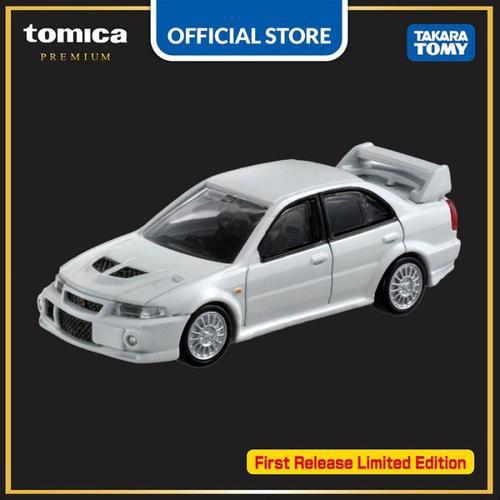 Jual Diecast Tomica Premium Mitsubishi Lancer Evo VI No 13 White Skala ...