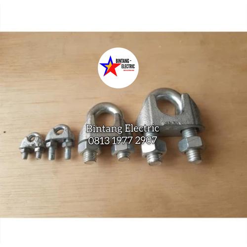 Jual Klem Kabel Sling / Klem Bulldog Grip / Klem U Uk. 3mm / 3 mm Besi ...